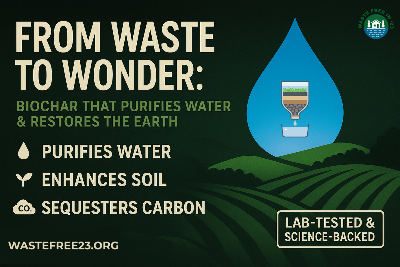 DIY Biochar-Based Water Filter for Safe Drinking Water: Small and Large ...